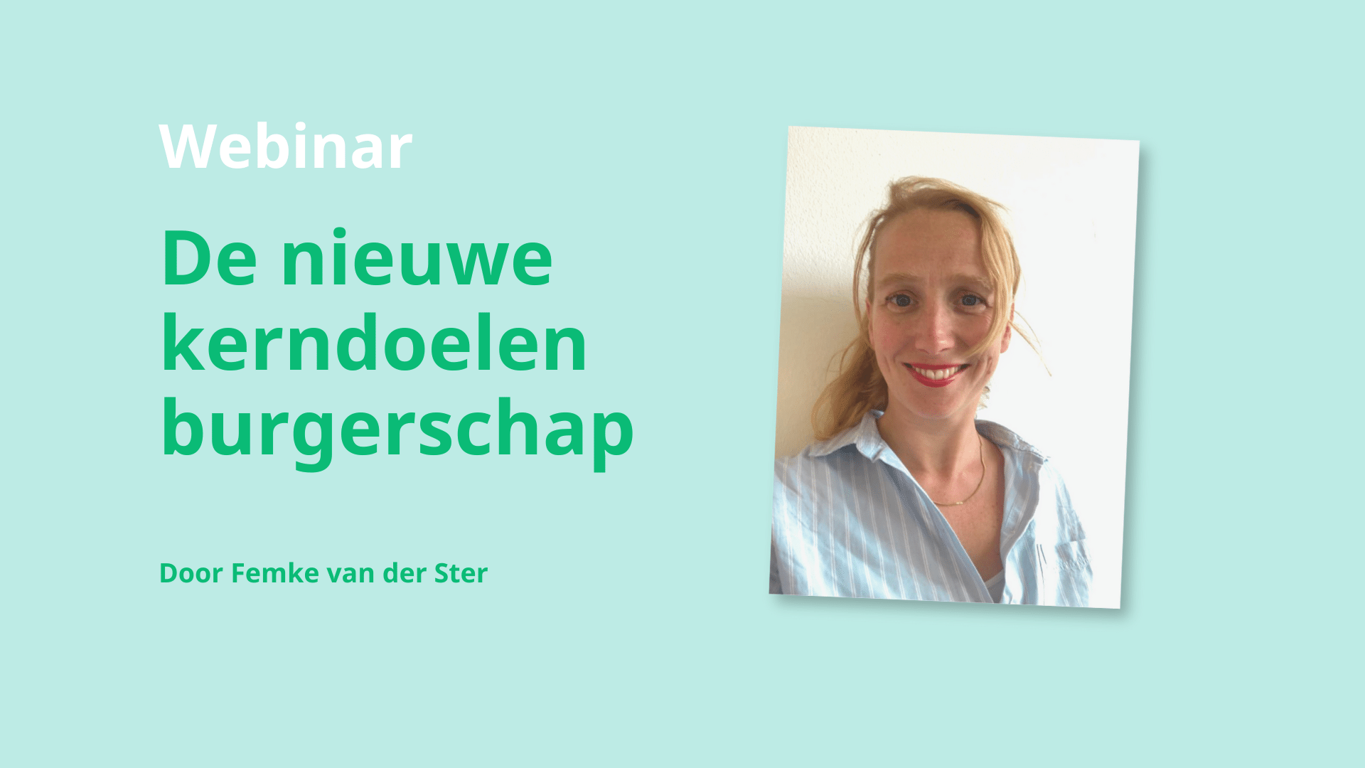 Kijk terug | Webinar Nieuwe Kerndoelen Burgerschap - SKB