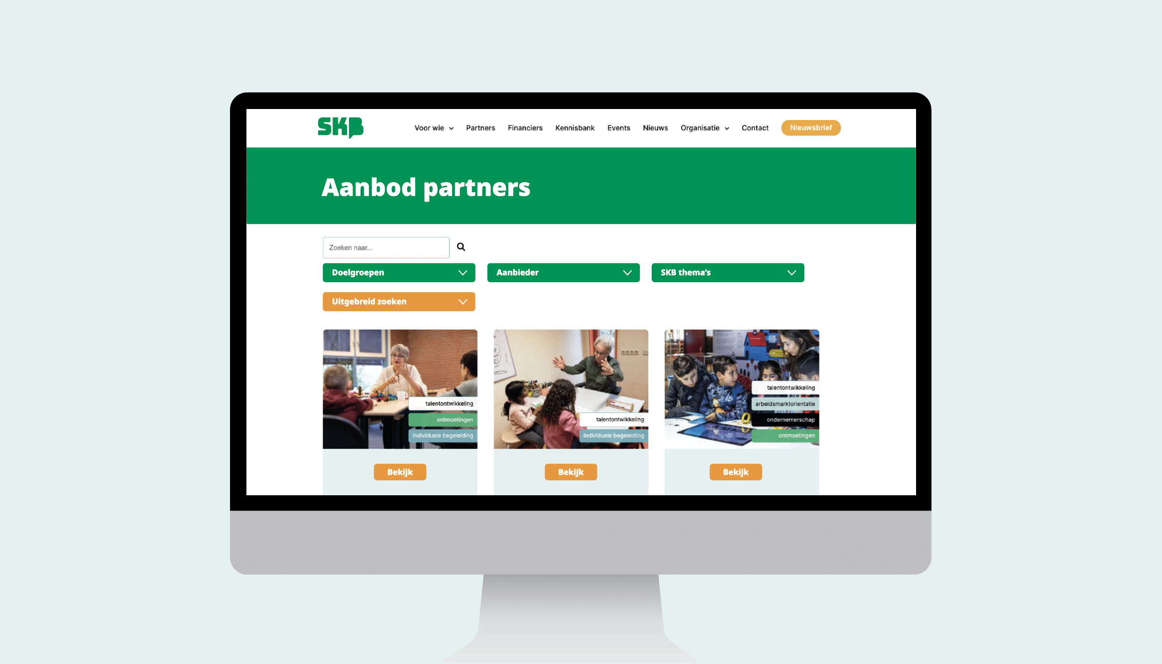 Nieuw! Online overzicht aanbod partners - SKB
